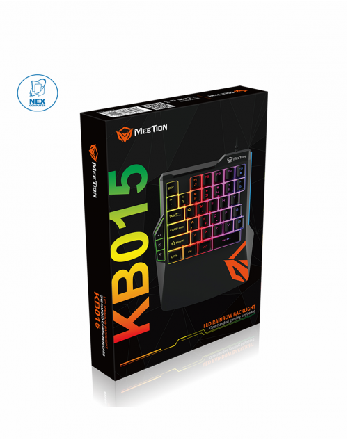 MEETION MT-KB015 One-Handed Wired RGB Gaming Keyboard