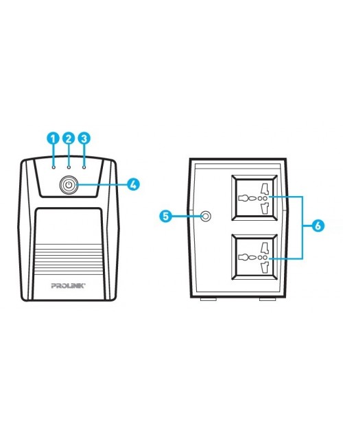 Prolink PRO701SFC line Interactive UPS
