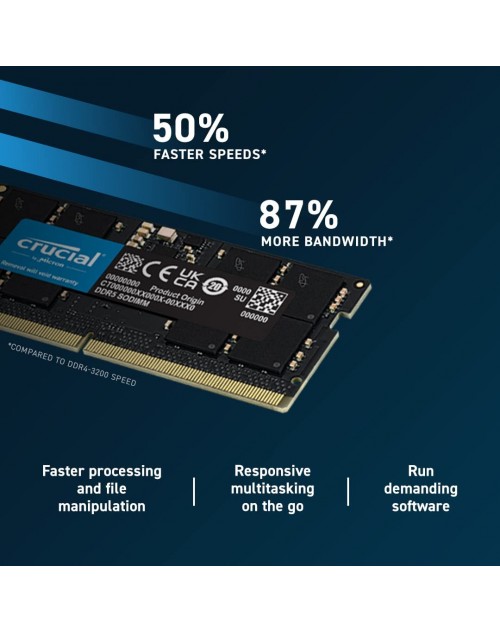 Crucial 16GB DDR5 4800Mhz Laptop RAM